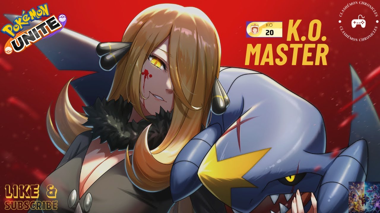 Garchomp The K.O MASTER | Pokémon Unite | Master Rank #pokemonunite # ...