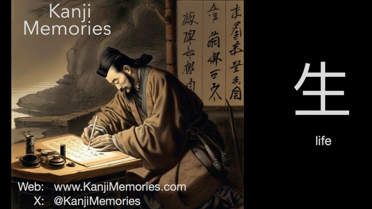 Learn the JLPT N5 Kanji for 生 'life' or 'living'. Please see Playlists ...