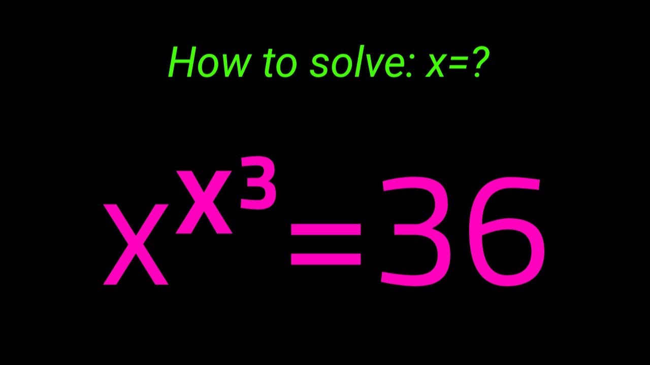 An Exponential Problem Solving By Math Tutor Jakaria One ️ An Algebra ...