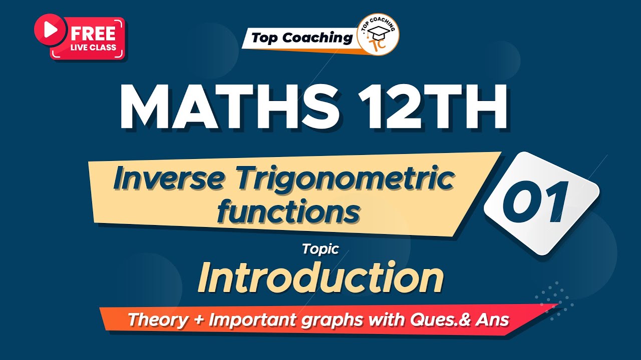 Inverse Trigonometric function| Part 1 |Class 12 Maths Chapter 2 ...