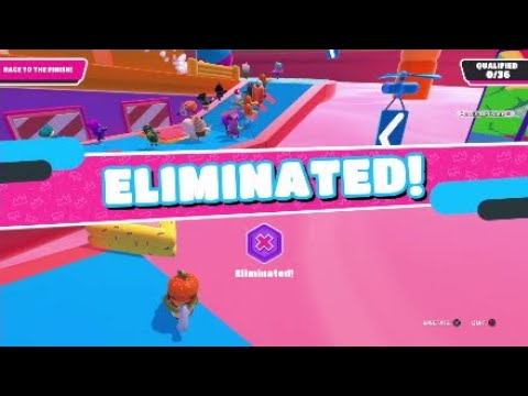 Fall Guys Eliminated and Qualified Funny Highlights!!! - YouTube