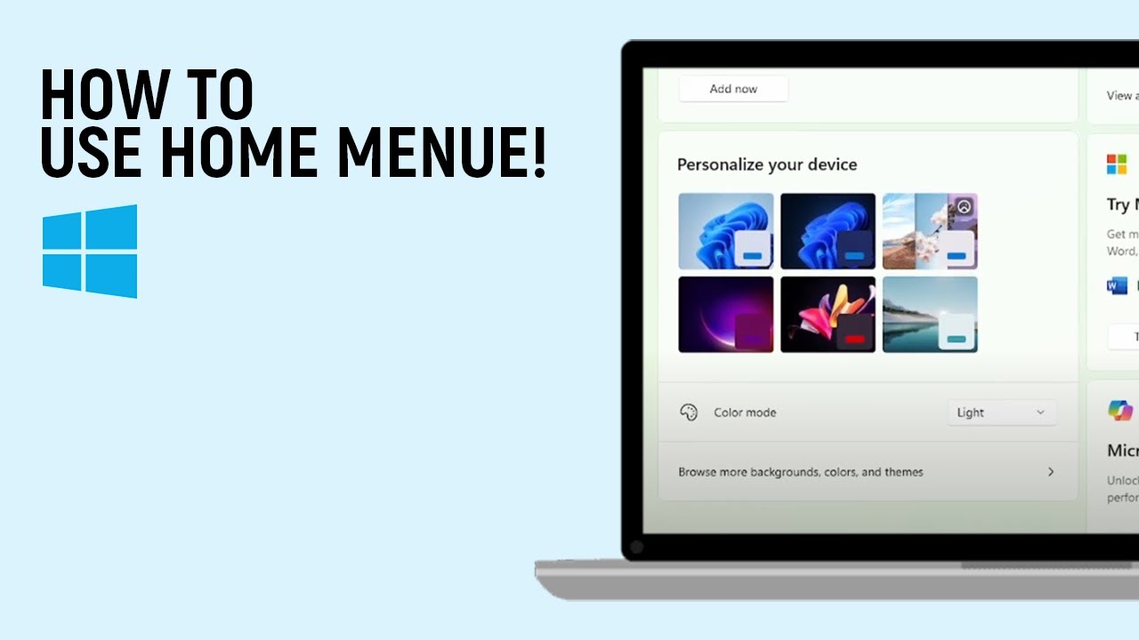 How to Use home menu in windows 11 [easy] - YouTube