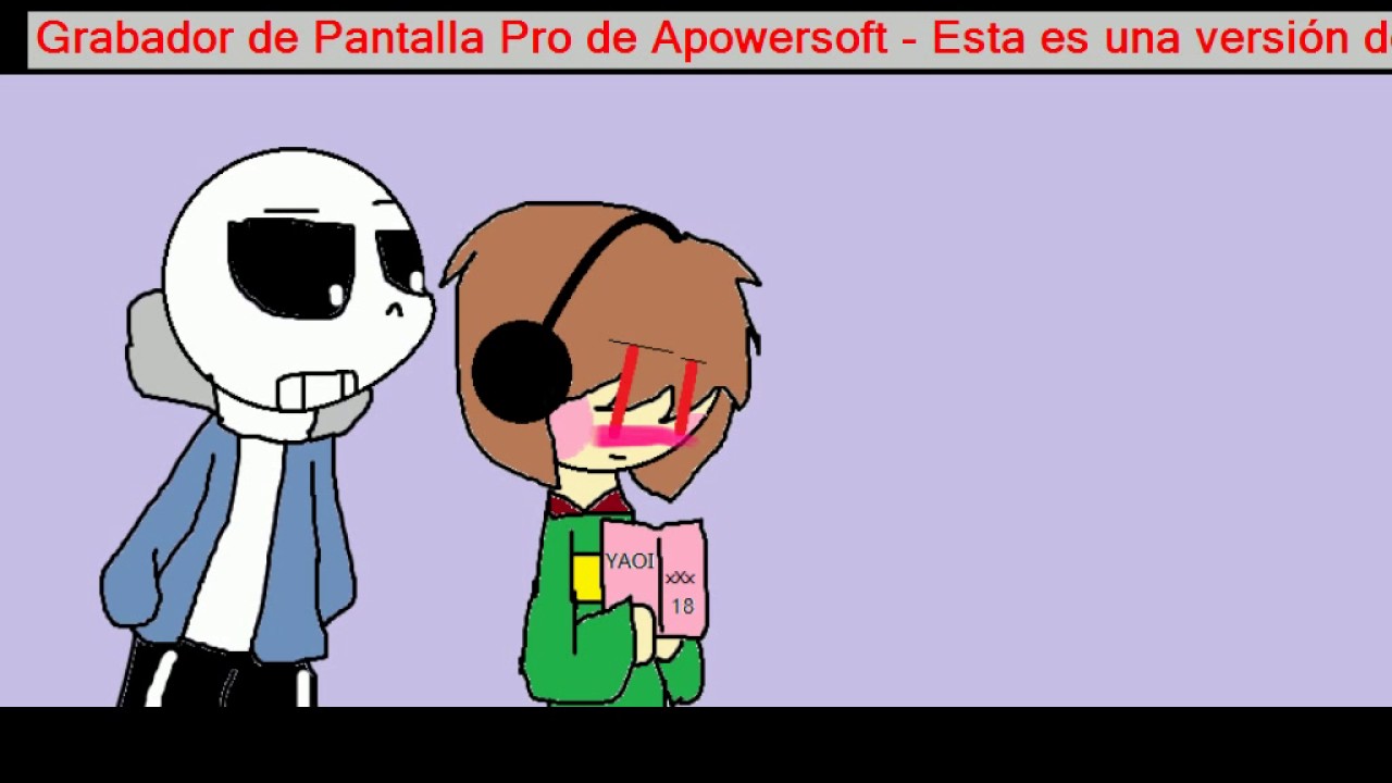 la historia del frans - frisk x sans = frans 3/???? - YouTube
