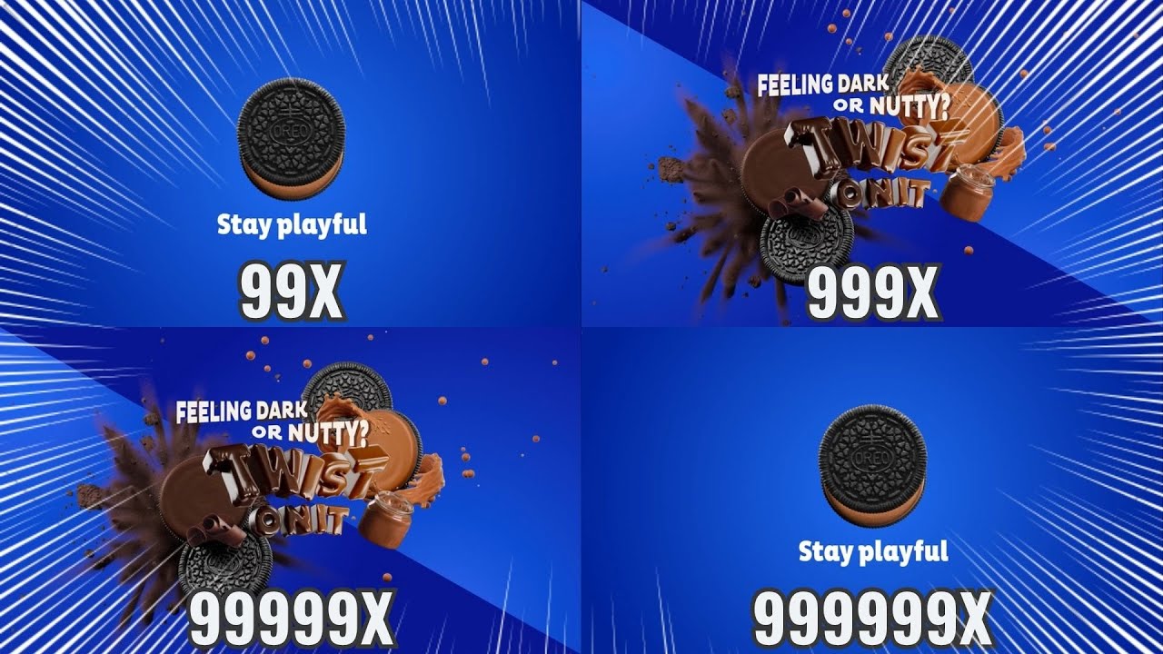 Oreo New Flavors Intro Getting 999999X Speed - YouTube