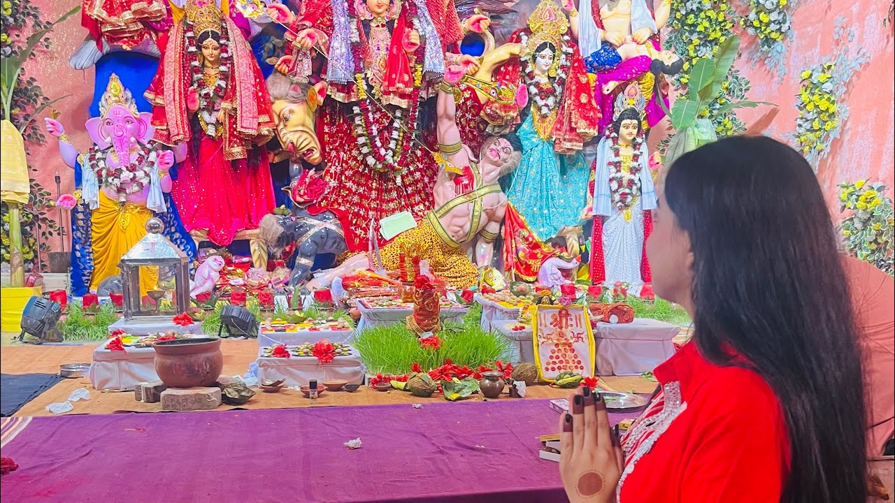 Navratri Day 9-9 Sare pandal Mata Rani ka Darsan hua bohot maza aaya ️🙏 ...