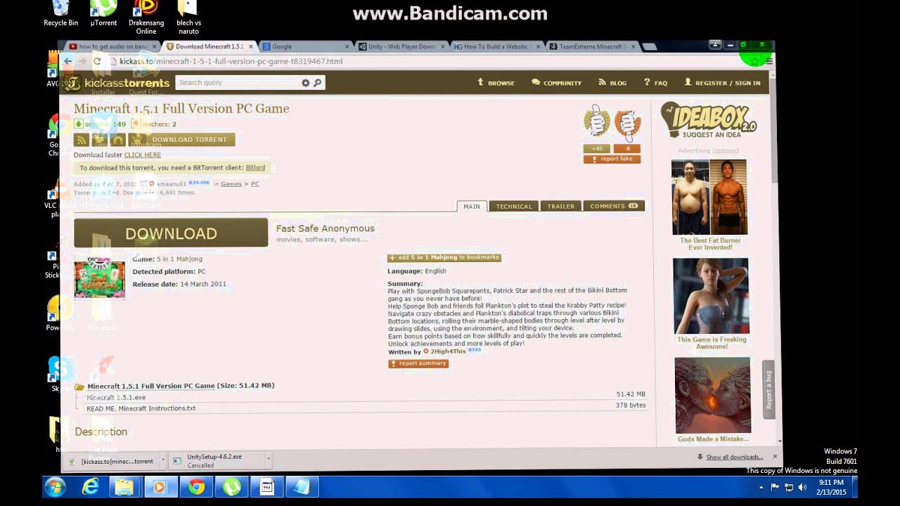 how to download minecraft torrent - YouTube
