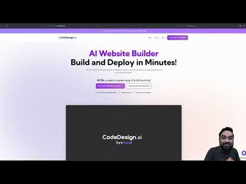 CodeDesign.ai | An AI-Powered Website Builder | Idea to Launch in 10 ...