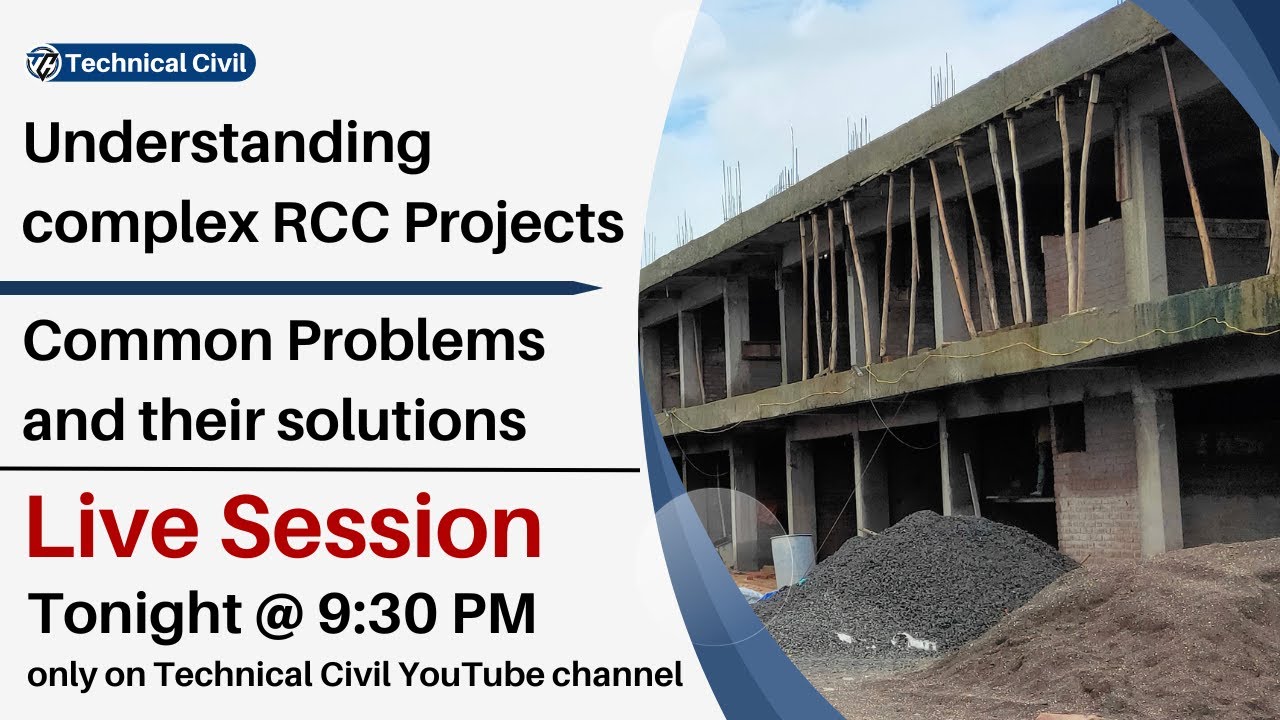Common problems in RCC projects and their solutions | Technical civil ...
