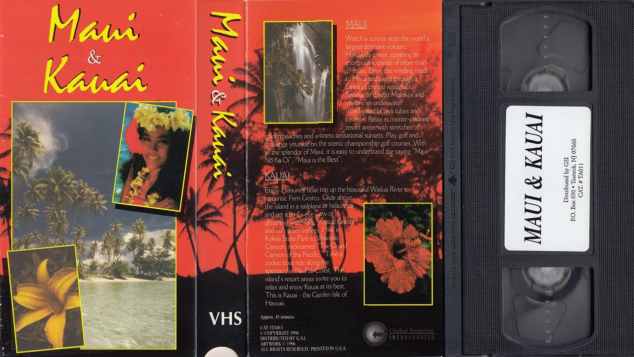 Hawaii: Islands of Paradise - Maui & Kauai (1996) VHS 60fps - YouTube