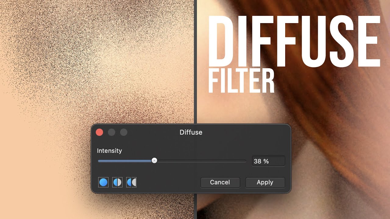 How To Diffuse Filter In Affinity Photo Tutorial | Graphicxtras - YouTube