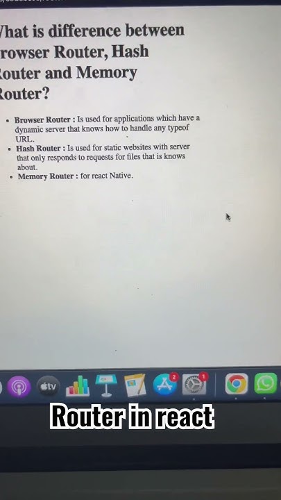 What is the difference between Browser Router, Hash Router and Memory Router - Javascript ...