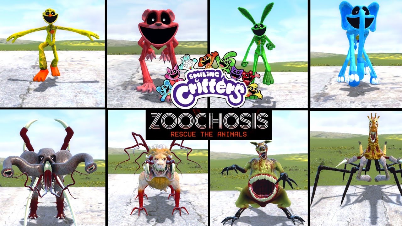 New Update in Poppy Playtime Chapter 3 and Zoochosis in Garry's Mod ...