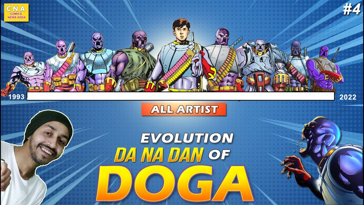 Evolution of DOGA | Dana Dan Doga | Evolution of Raj Comics Types DOGA Evolution By Comics News ...