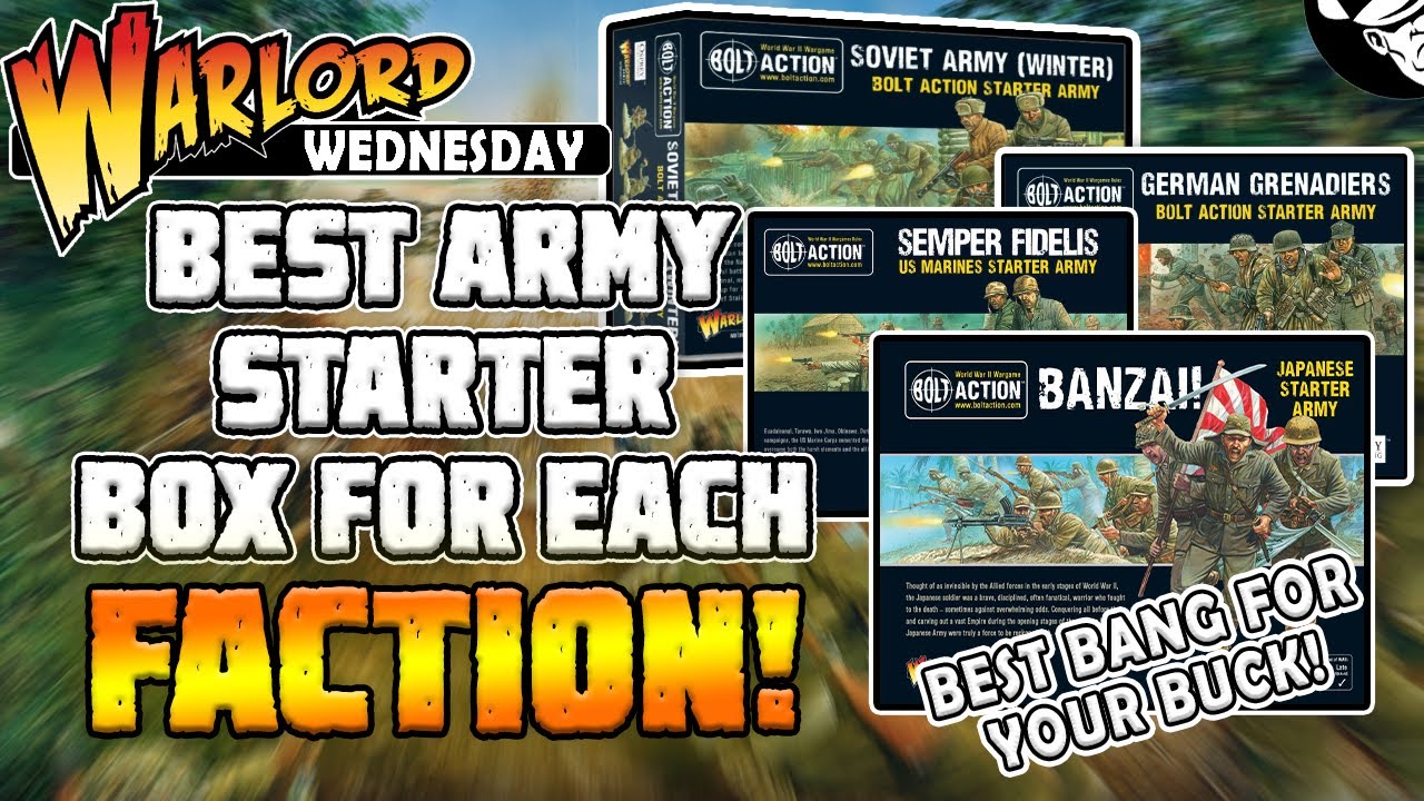 The BEST Beginner Starter Box for each faction! | Bolt Action! - YouTube