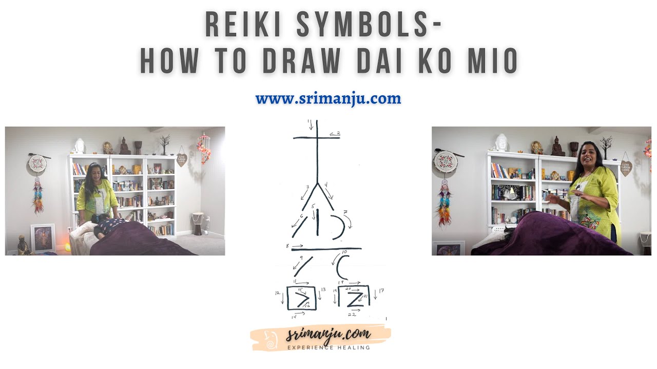 How to Draw Reiki Symbol Dai Ko Mio -Master level Certification - YouTube