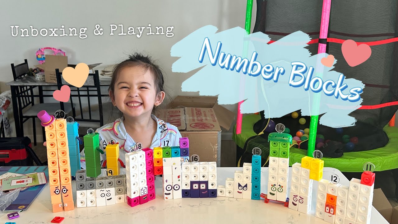 Playing Number Blocks Part 2 😊 - YouTube