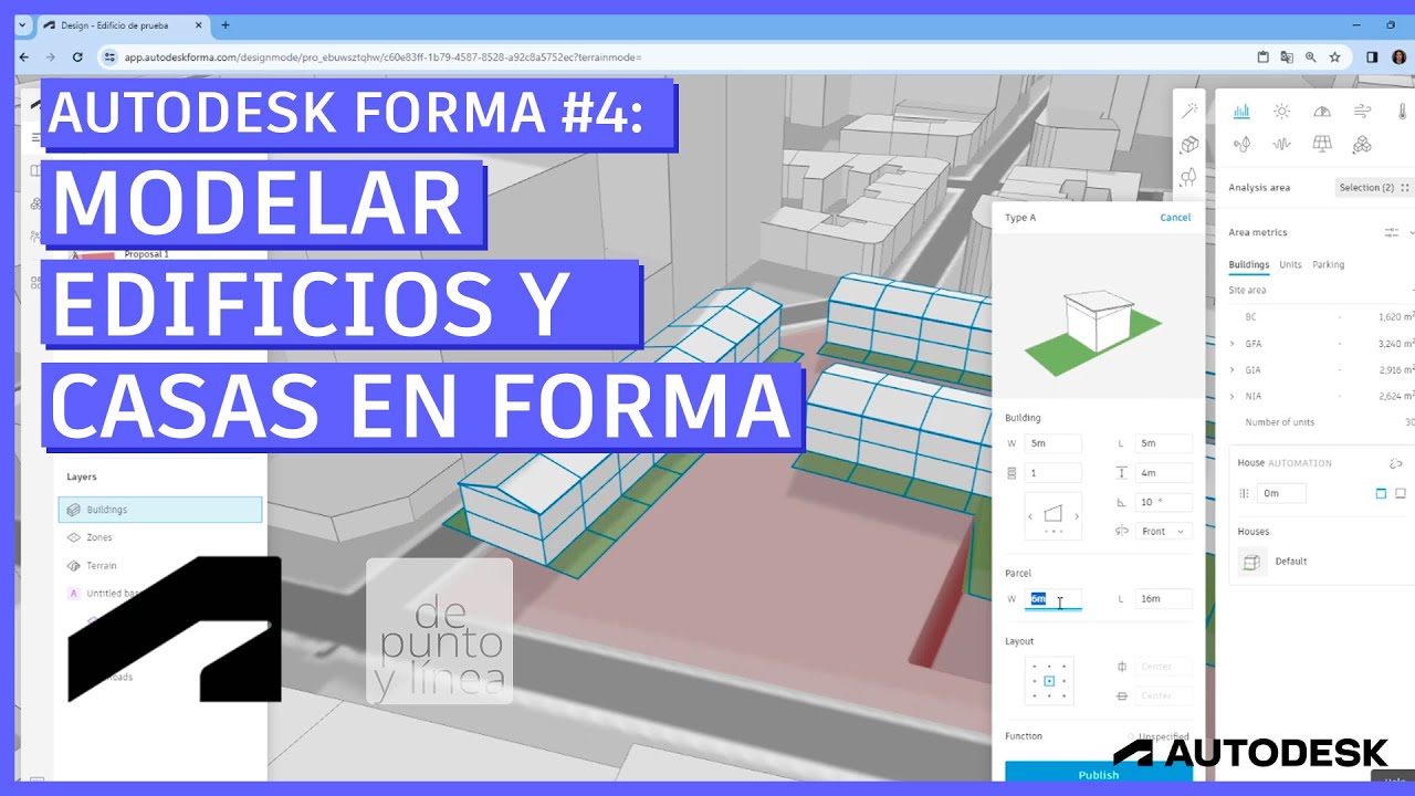 Autodesk Forma Cap 4 - Como modelar edificios y casas en Forma - YouTube