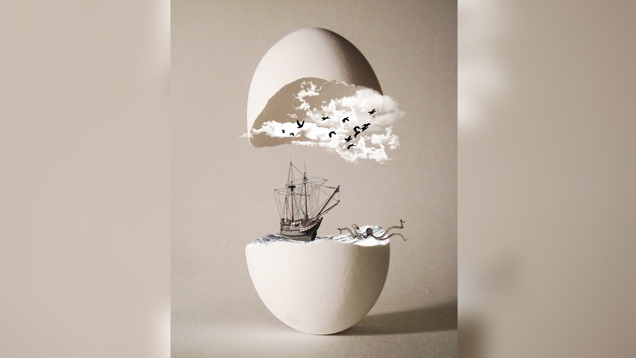 Photoshop Manipulation Tutorial-Cracking Egg - YouTube
