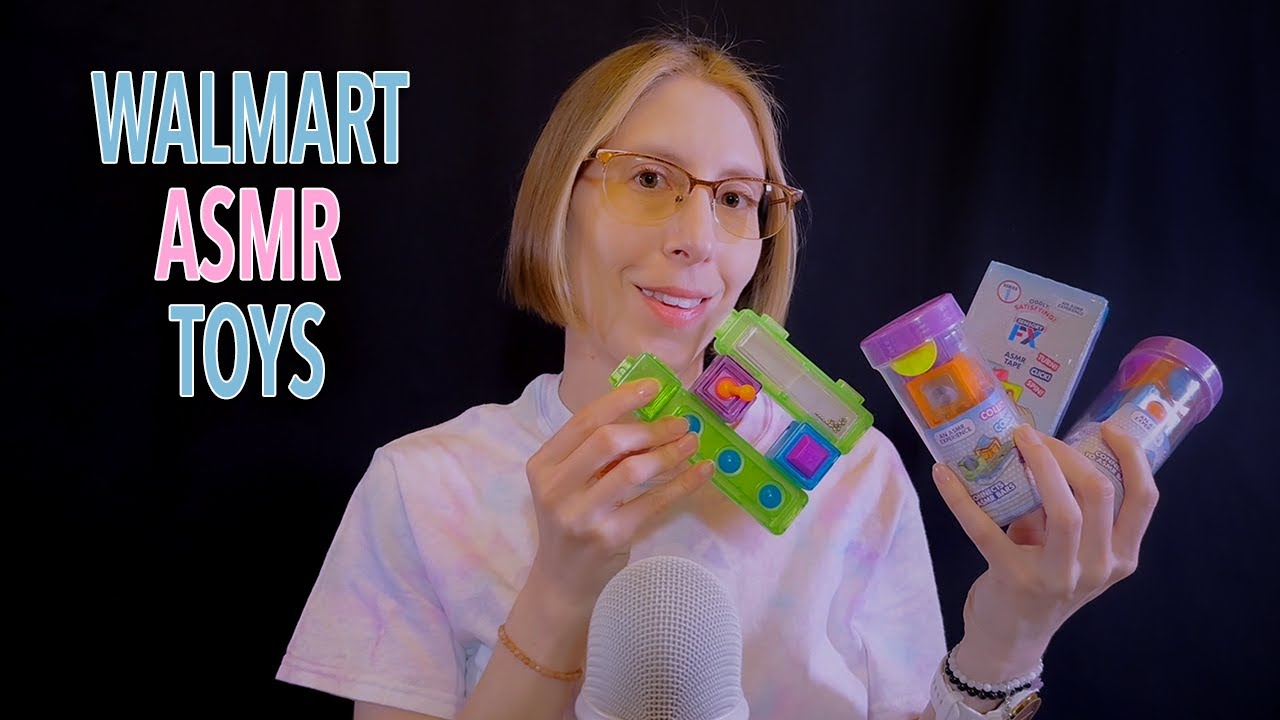 ASMR | Walmart Toy Haul 3 - clicking, clacking, crinkling - YouTube