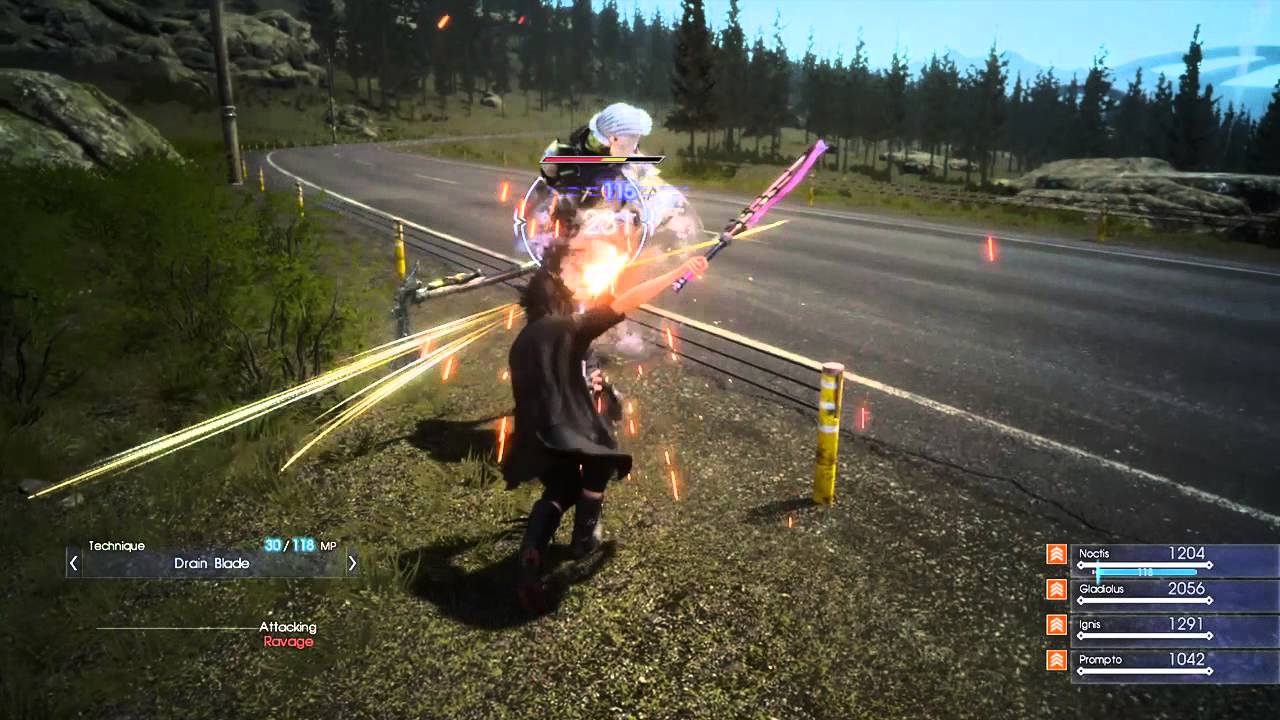 FINAL FANTASY XV EPISODE DUSCAE demo cool move - YouTube