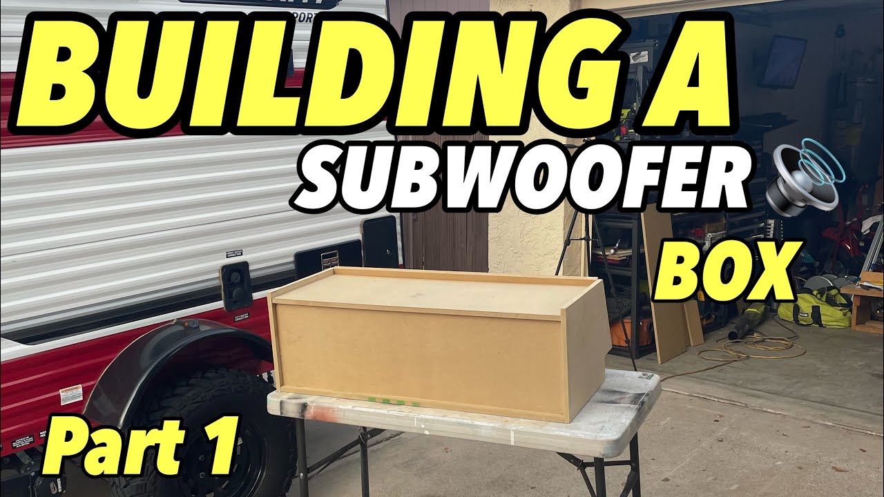HOW TO BUILD A CUSTOM SUBWOOFER BOX FOR A 2022 TOYOTA 4RUNNER Part #1 ...