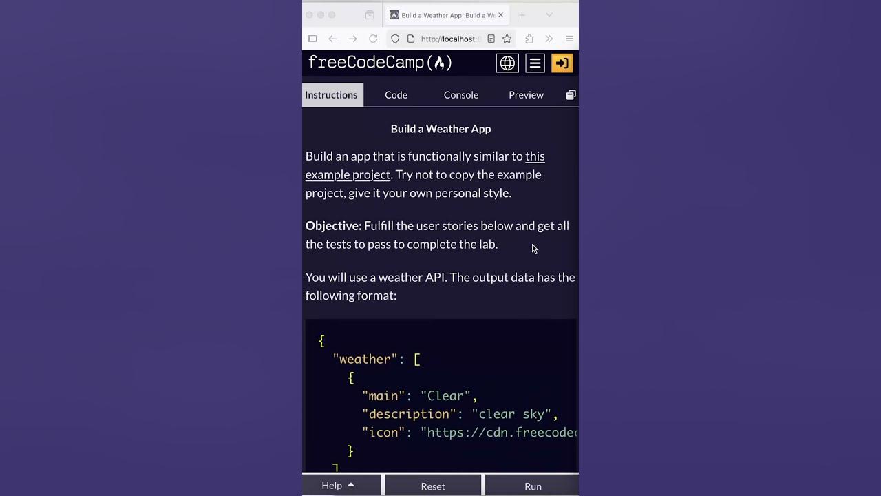Practice fetching data from APIs with this weather app lab - YouTube
