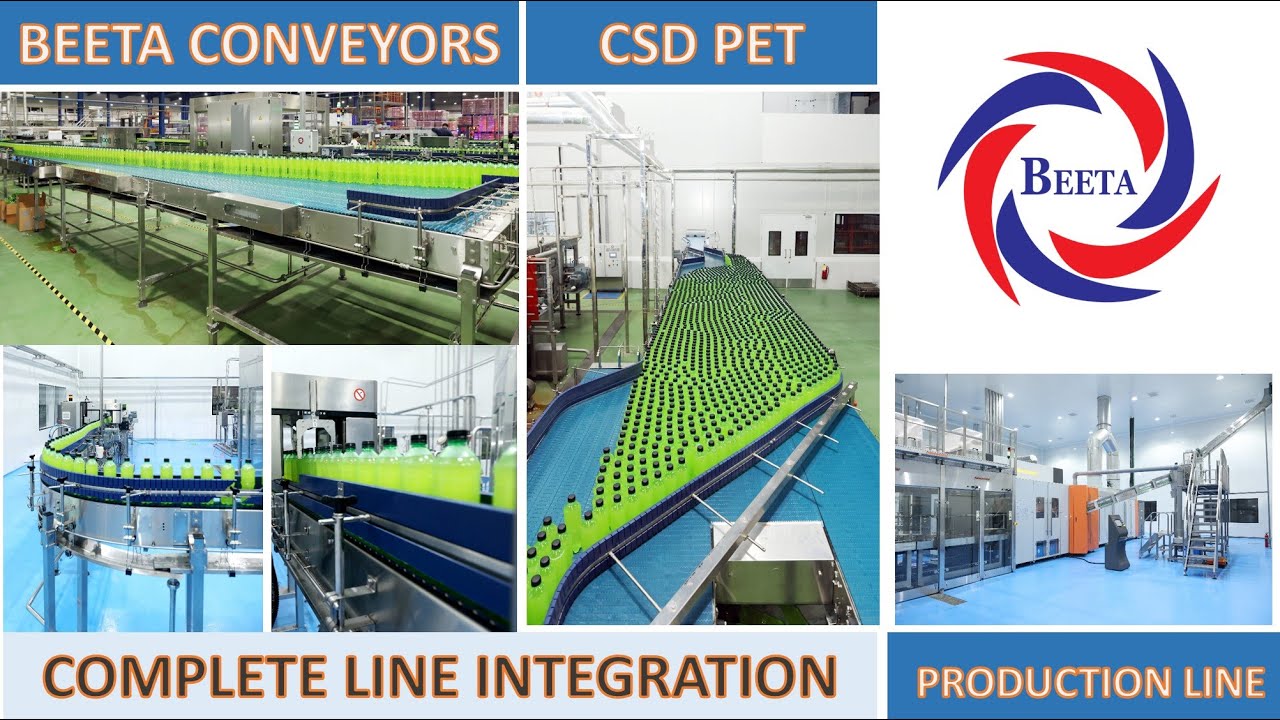 BEETA CONVEYORS | 600 BPM | CSD PET LINE | CONVEYOR SYSTEM | THE ...