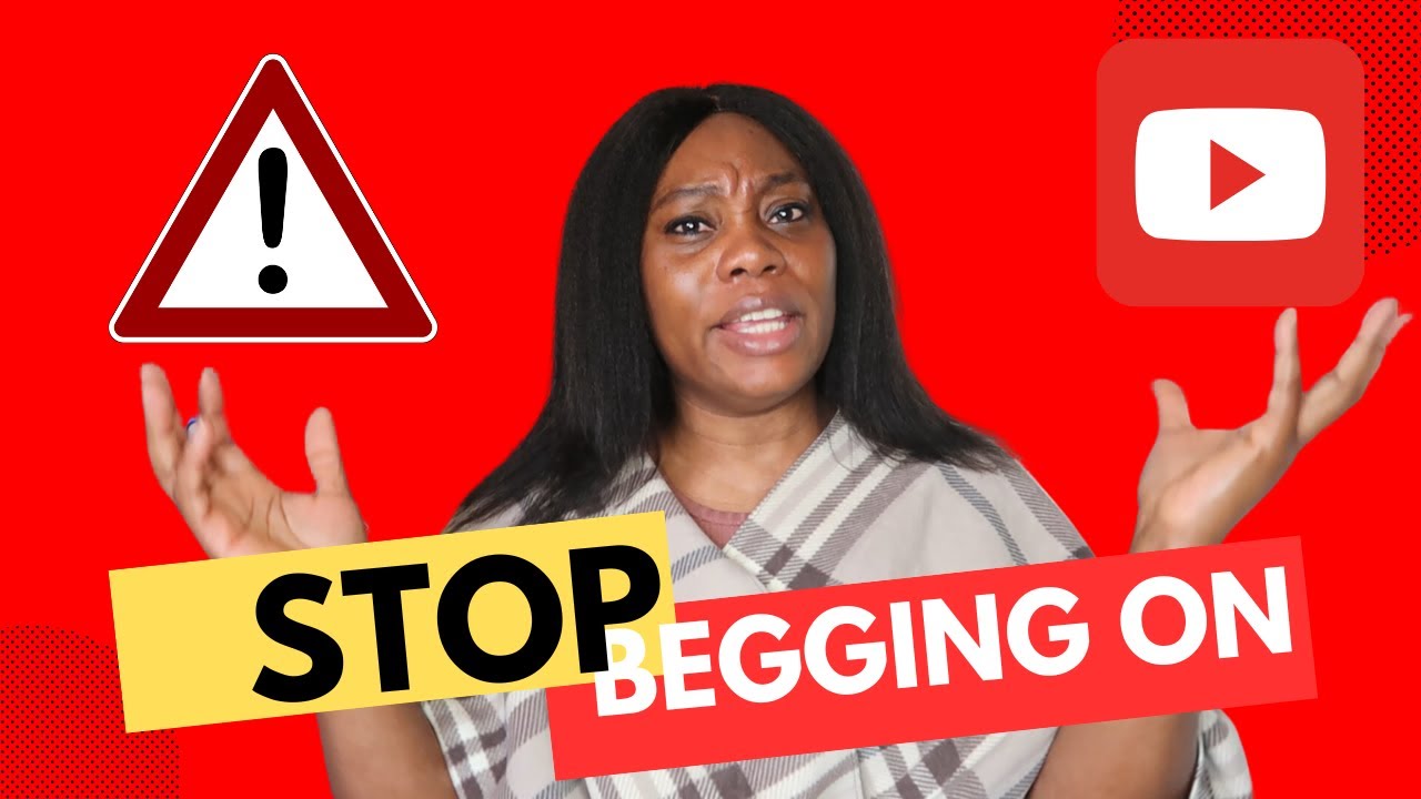 Stop Begging For Money On Youtube: The Truth About Content Creators - YouTube