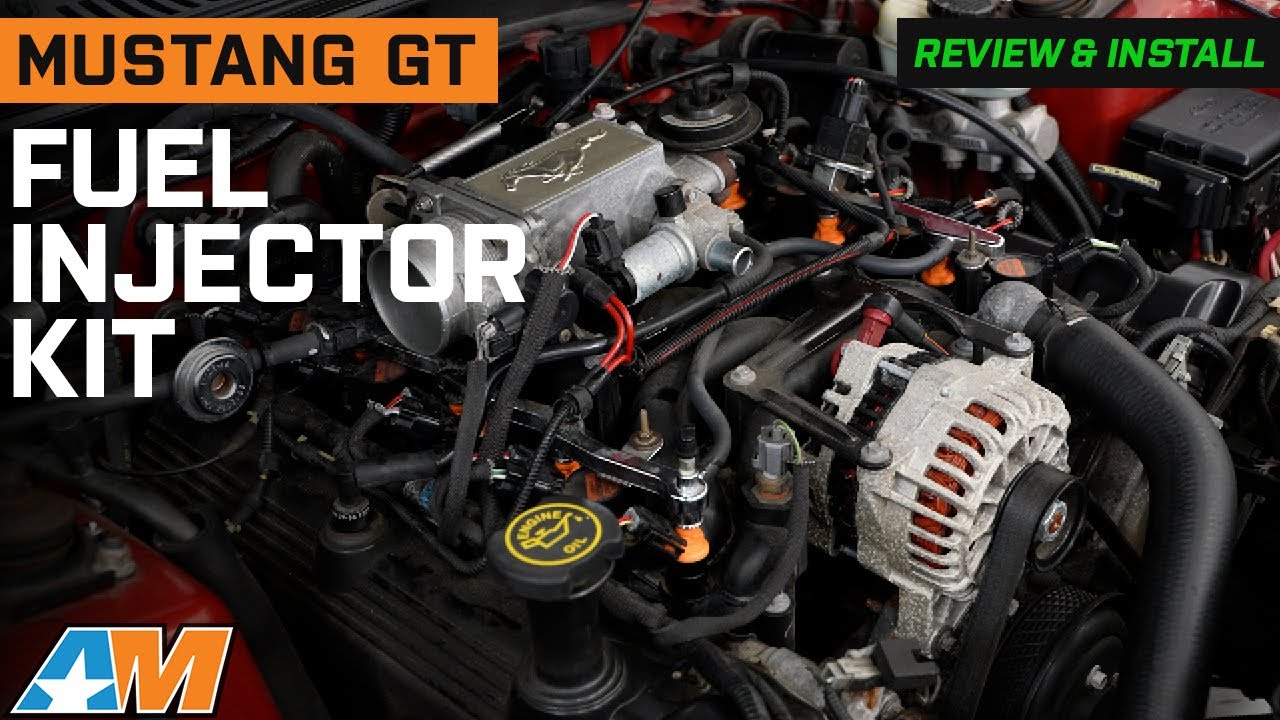 1996-2004 Mustang GT Fuel Injector Kit Review & Install - YouTube