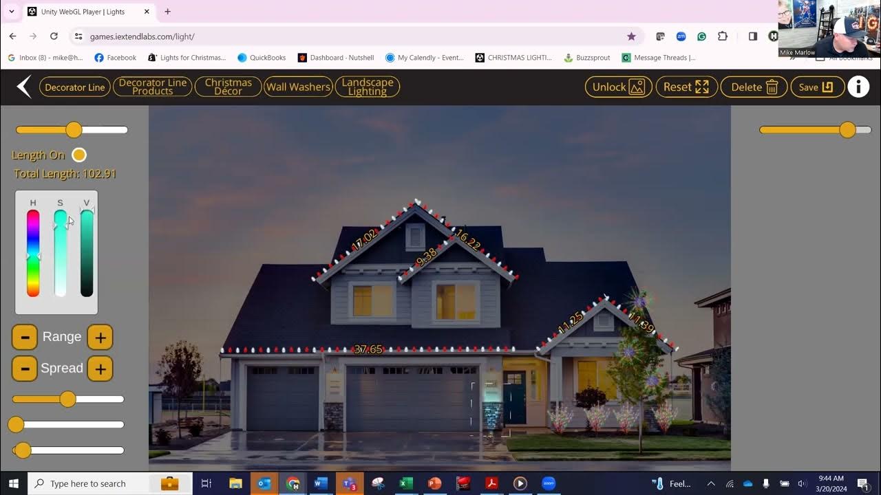Christmas Light Designer APP - walkthru - YouTube