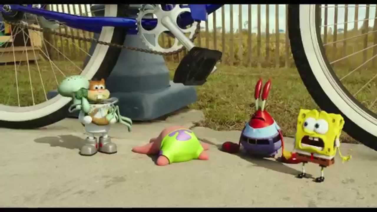 THE SPONGEBOB MOVIE Clip 'The Gang on a Bike Ride' 2015 - YouTube