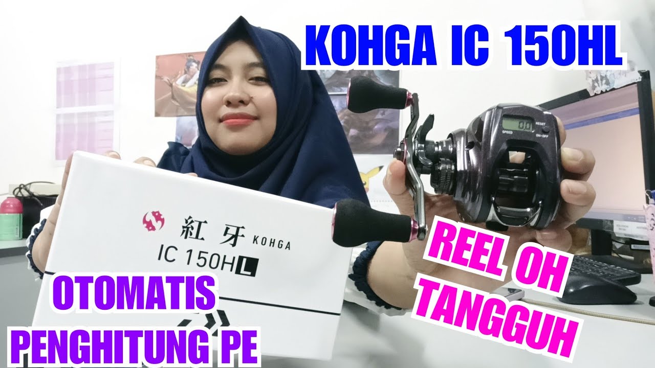 REVIEW REEL OH DAIWA KOHGA IC 150HL || UNBOXING REEL OVERHED TANGGUH ...