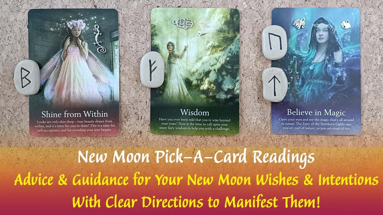 New Moon Pick-a-Card Tarot🪄Advice & Guidance About Your New moon Wishes ...