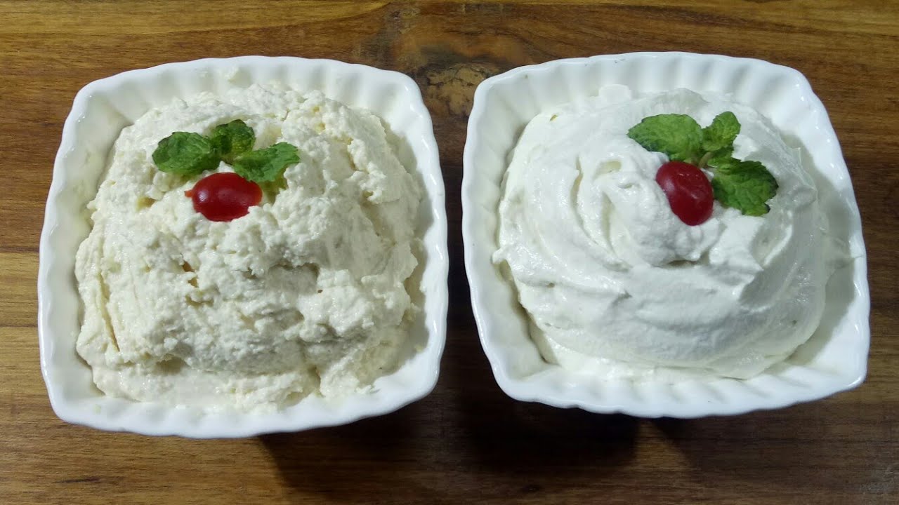 Two Types Cream Cheese Recipe/গুঁড়া দুধ এবং গরুর দুধের ছানা দিয়ে তৈরি ...