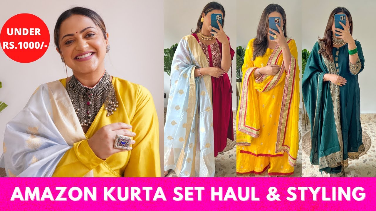 Rakshabandhan Kurta sets under Rs.1000 | Amazon Great Freedom Festival ...