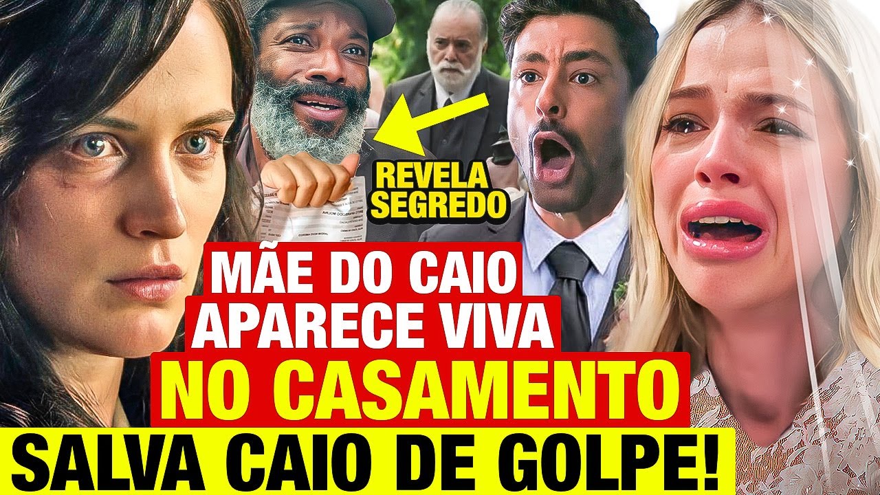 TERRA E PAIXÃO Agatha e Gentil PARAM CASAMENTO DO CAIO E GRAÇA e Revela ...