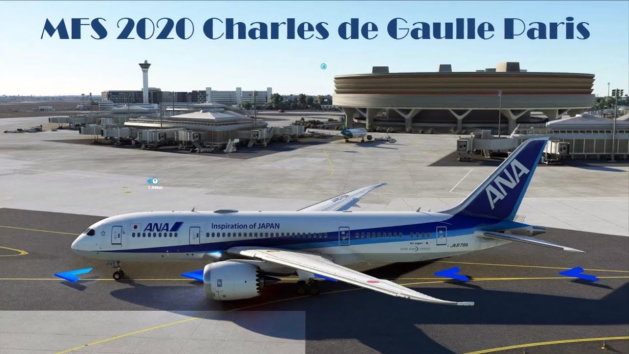 MFS 2020 Kuro Boeing 787-8 Charles de Gaulle LFPG Paris Departure - YouTube