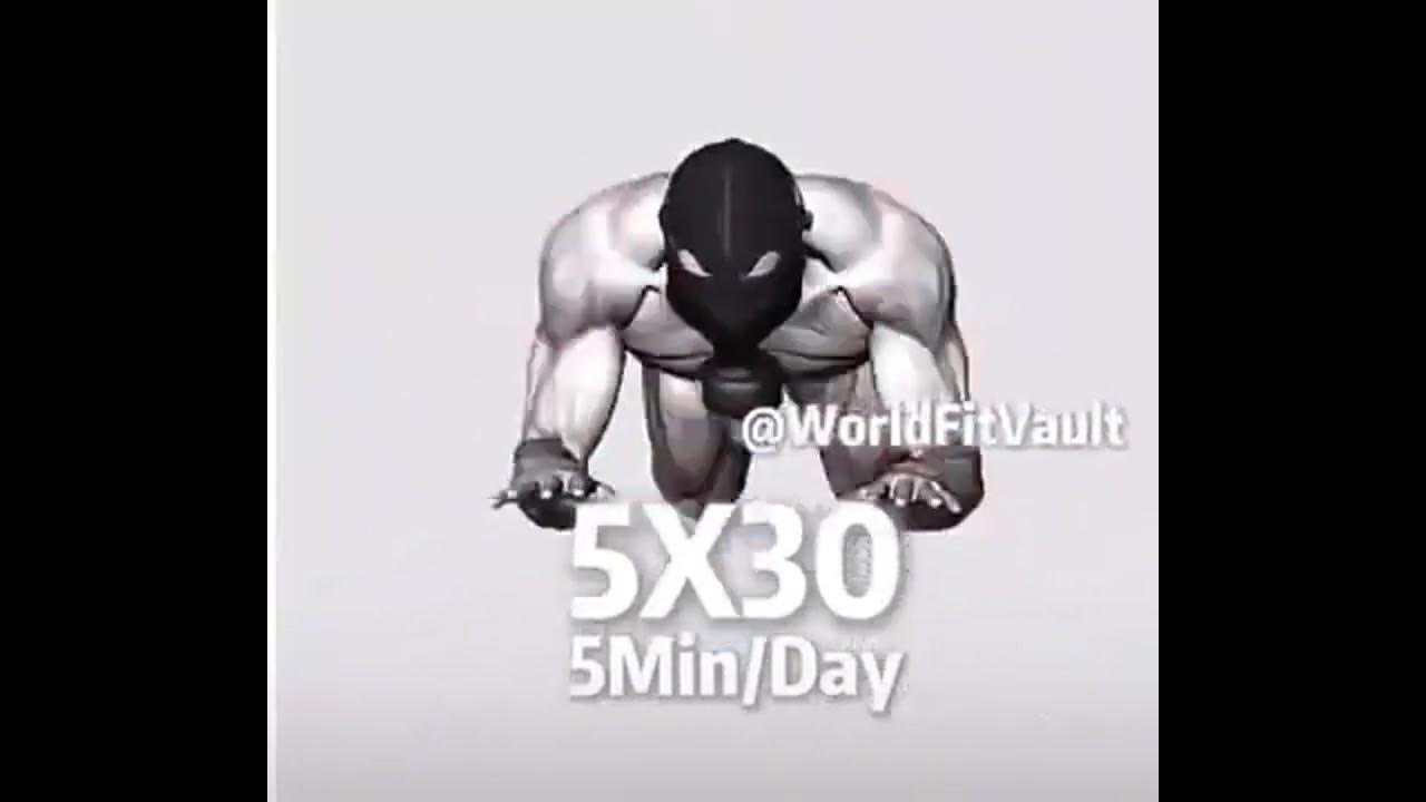5X30 5min/day (workout meme) bass boosted | 1 hour - YouTube