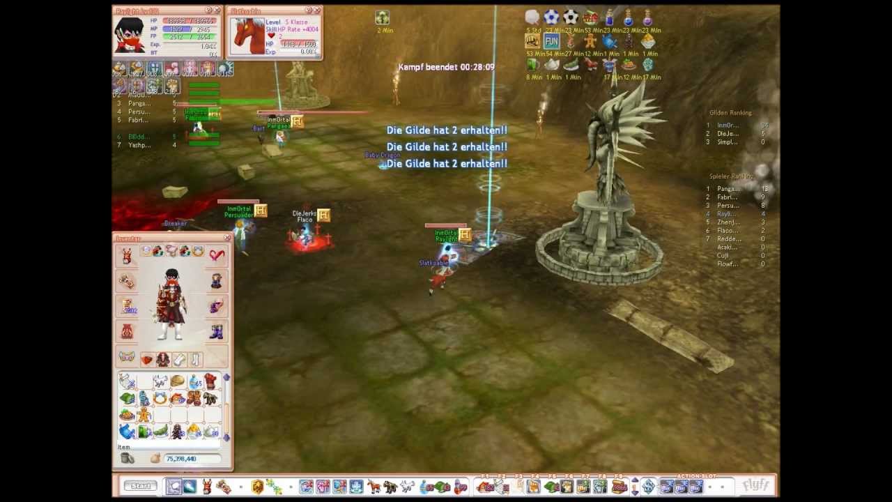[Flyff] Risem Guildwar Miniclip - YouTube