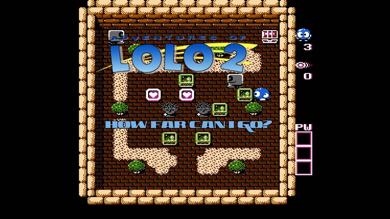 Adventures of Lolo 2 (Nintendo) - How far can I go before I'm game over ...