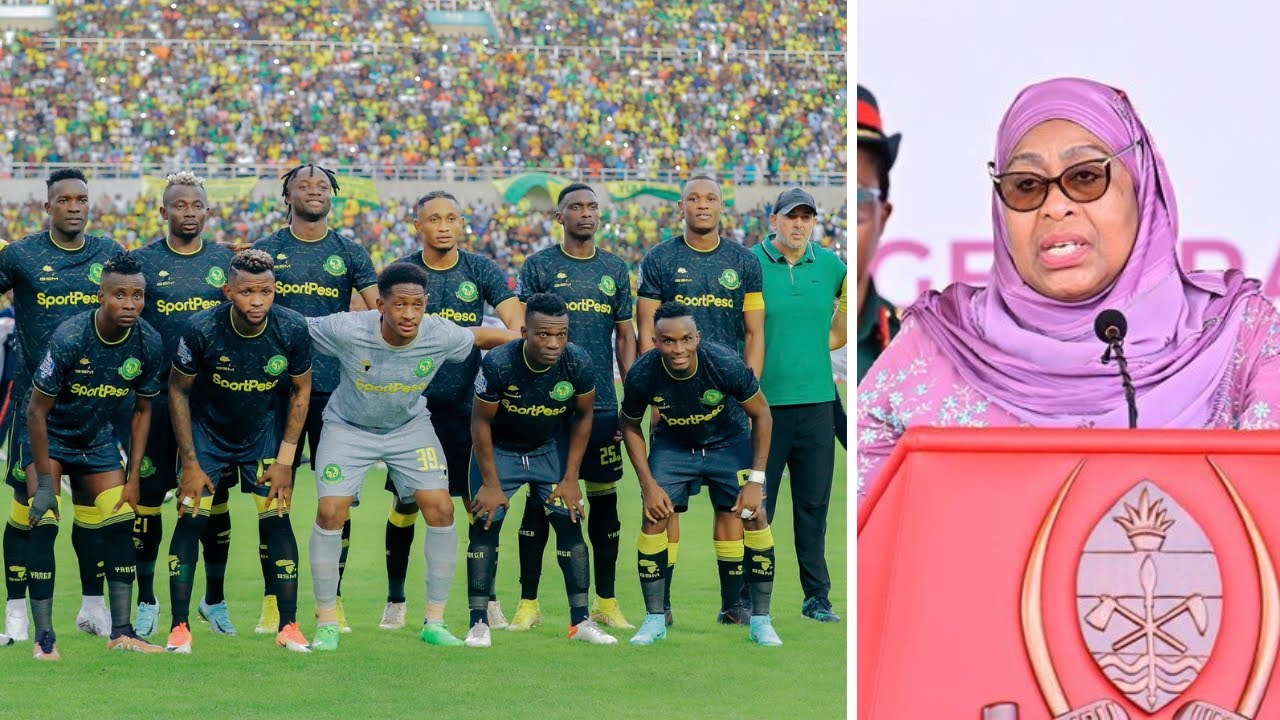 Rais Samia awaalika wachezaji wa Yanga kupata chakula cha usiku pamoja naye Ikulu Dar Jumatatu ...