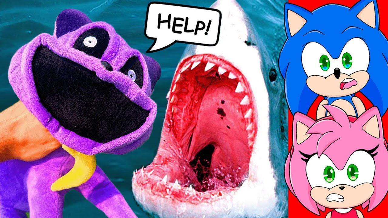 Sonic and Amy watch 100 WAYS TO KILL MONSTER CATNAP | Part 2 - YouTube