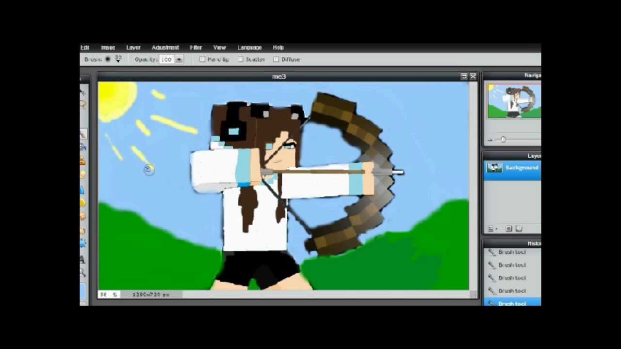 minecraft speed art jhc14 - YouTube