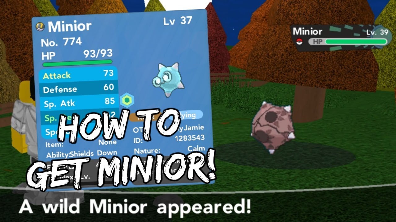 HOW TO GET MINIOR IN POKEMON BRICK BRONZE! - YouTube