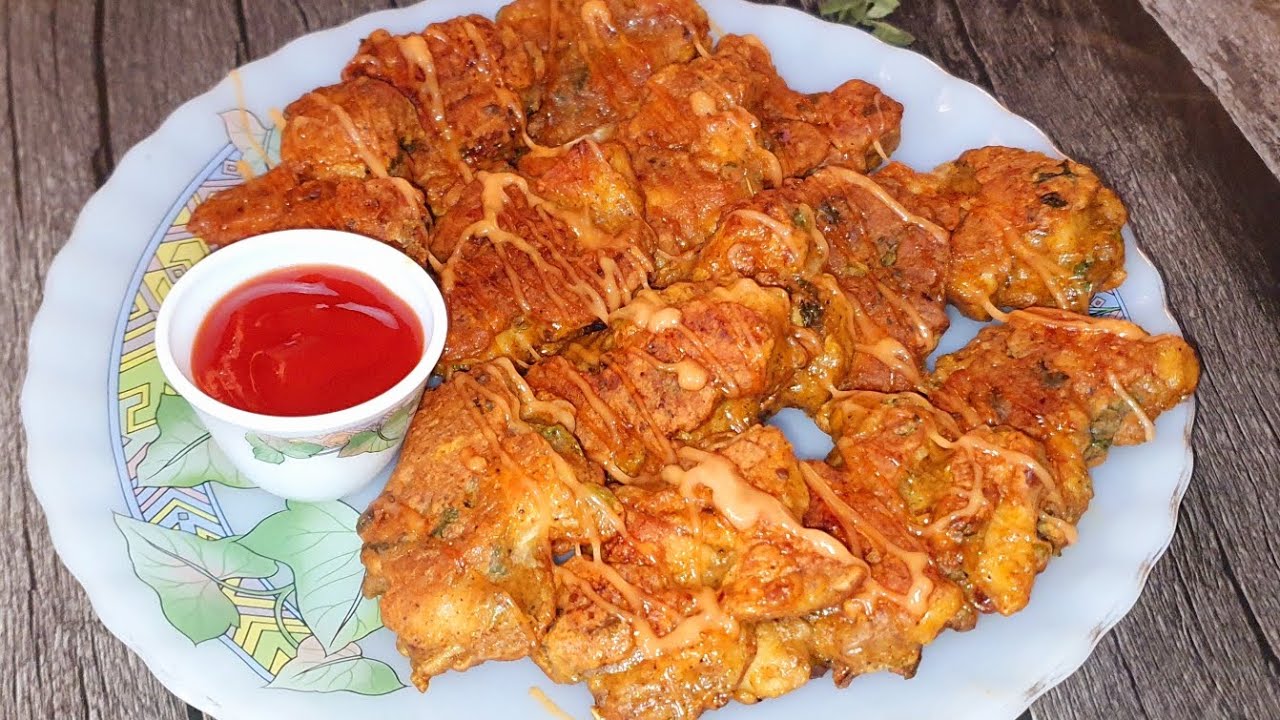 Soft,Juicy & Easy Chicken Fritters Recipe By Food Recipes - YouTube