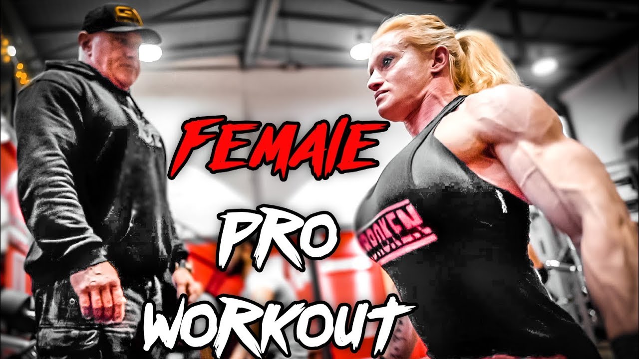 Marinas erstes Workout als Profi Bodybuilderin! - YouTube