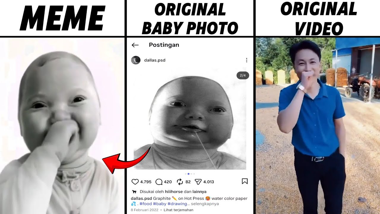 AI Baby Holding Laugh Tuff Baby Original Baby Photo and Original Video ...