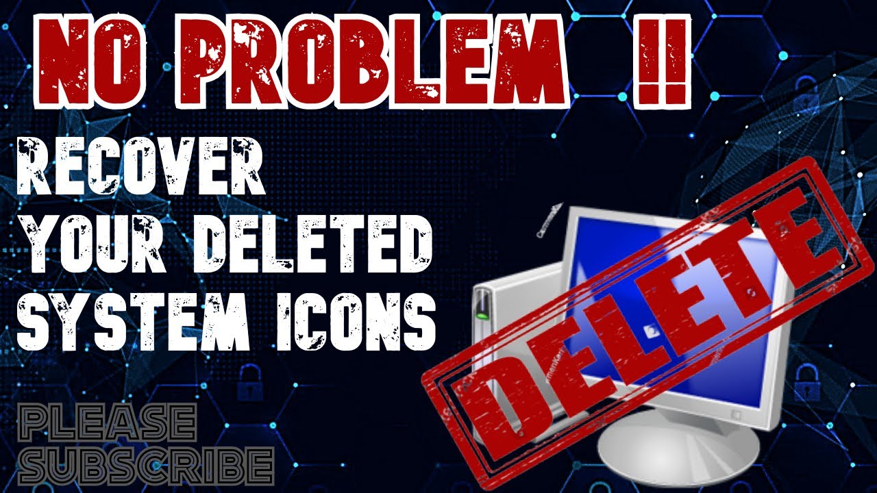 How To Recover The Deleted This Pc Or Any Other System Icon YouTube how-to-recover-the-deleted-this-pc-or-any-other-system-icon-youtube