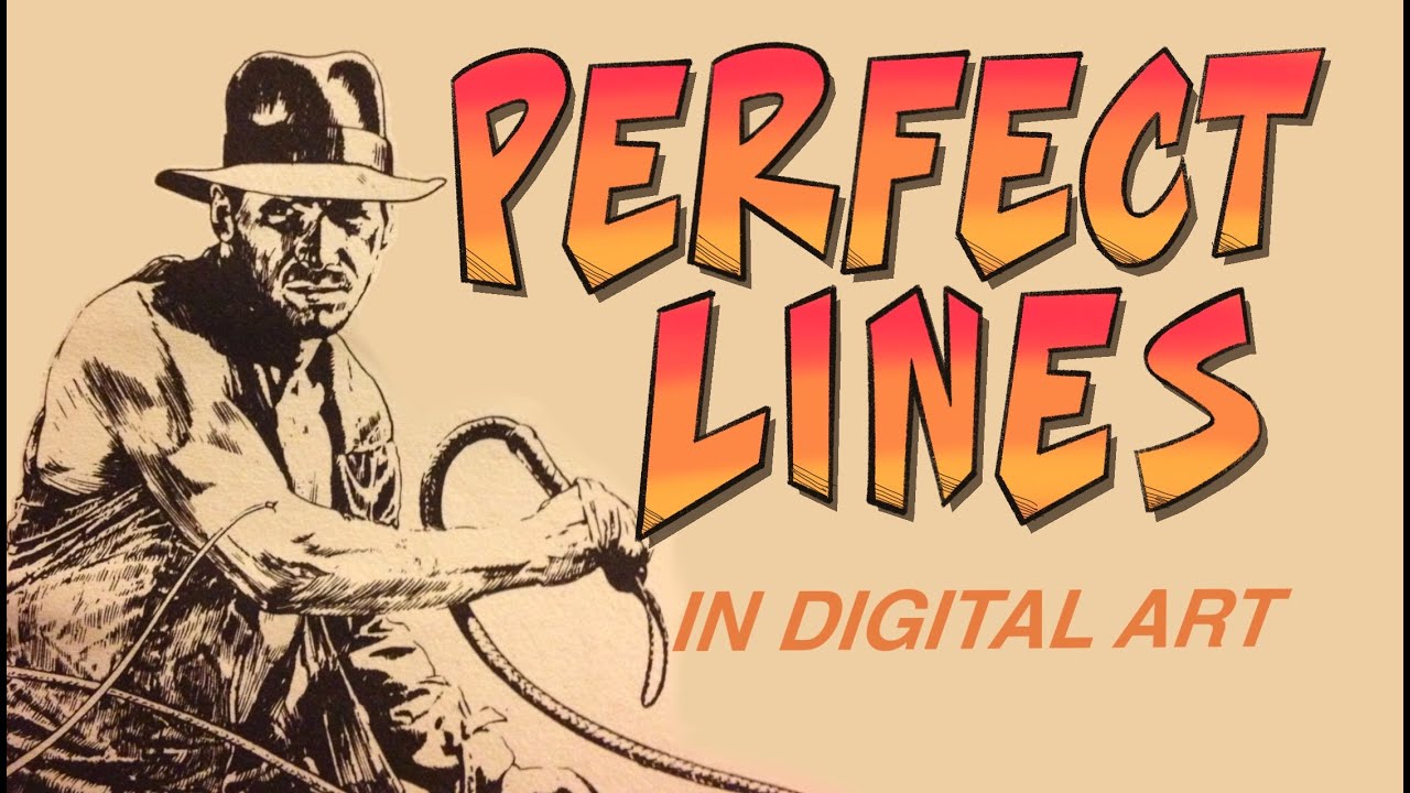How to Draw Perfect Lines in Digital Art in Procreate Using the iPad ...