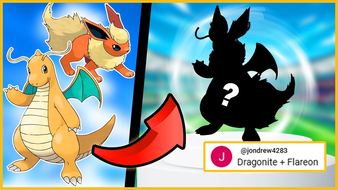 Fan Requests #506 | Dragonite + Flareon | pokemon infinite fusion ...